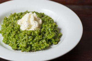 Nettle Risotto with Whipped Burrata - The Taste Edit