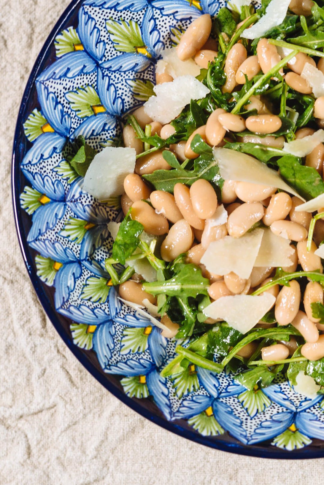 White Bean Salad with Arugula and Grana Padano - The Taste Edit
