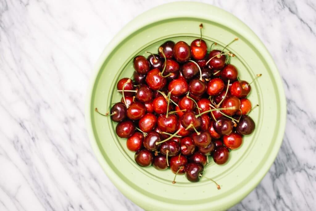 How to Pit Cherries - The Taste Edit