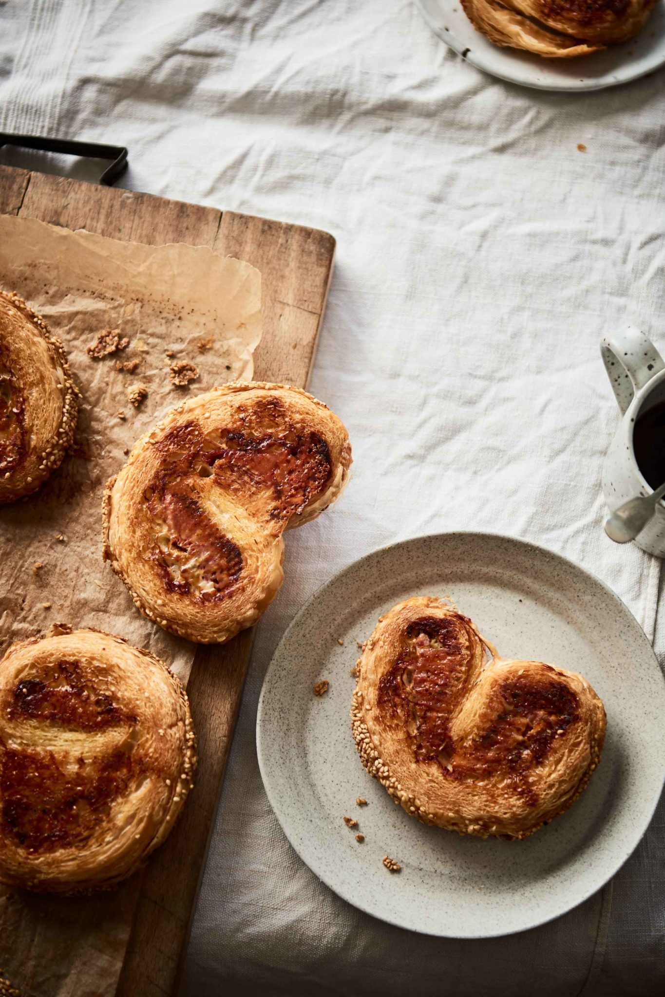 Ham and Cheese Palmiers - The Taste Edit