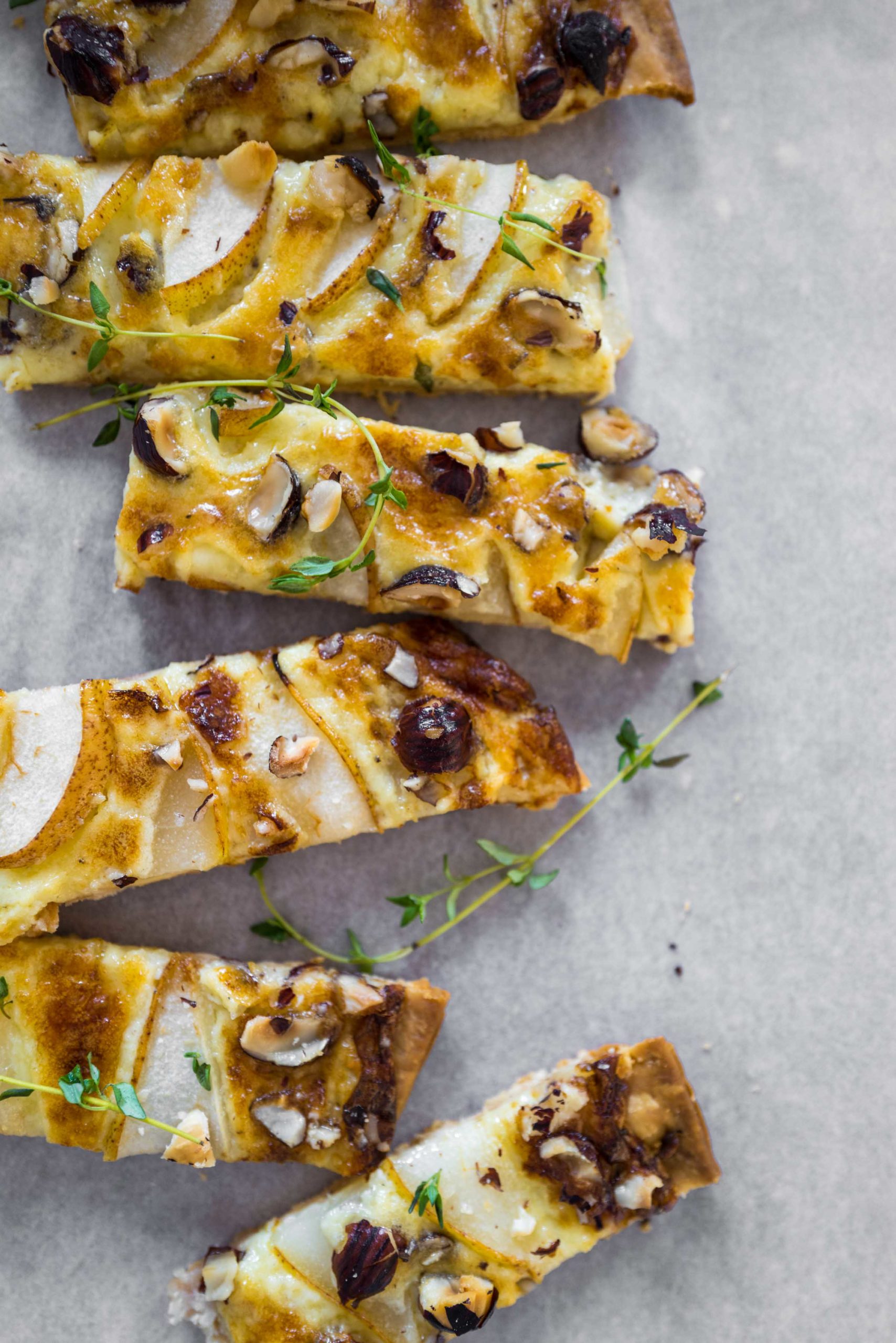 Pear, Hazelnut, and Comte Cheese Tart - The Taste Edit