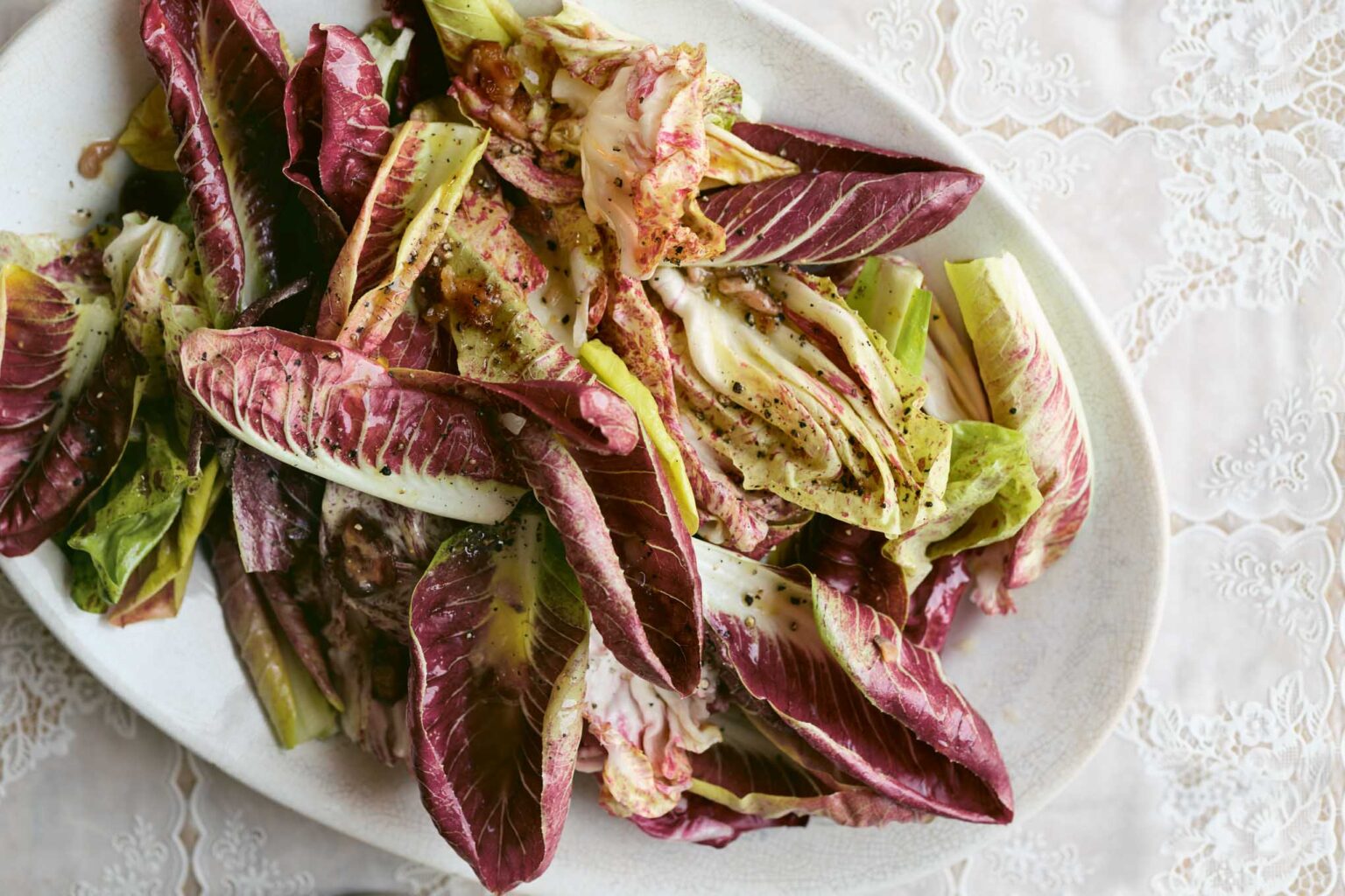 Winter Chicories with Date & Anchovy Dressing - The Taste Edit