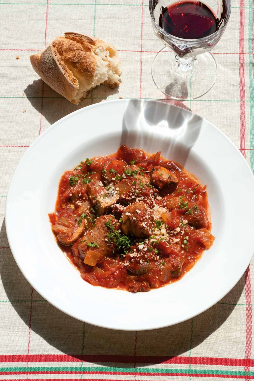 Carmie’s Sausage and Mushroom Stew - The Taste Edit