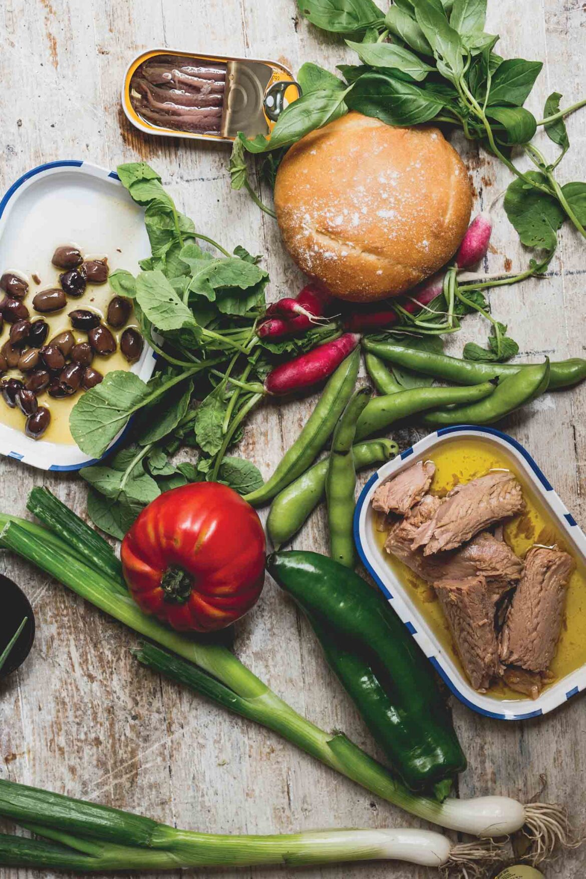 Pan bagnat: Summer vegetable sandwich with tuna - The Taste Edit